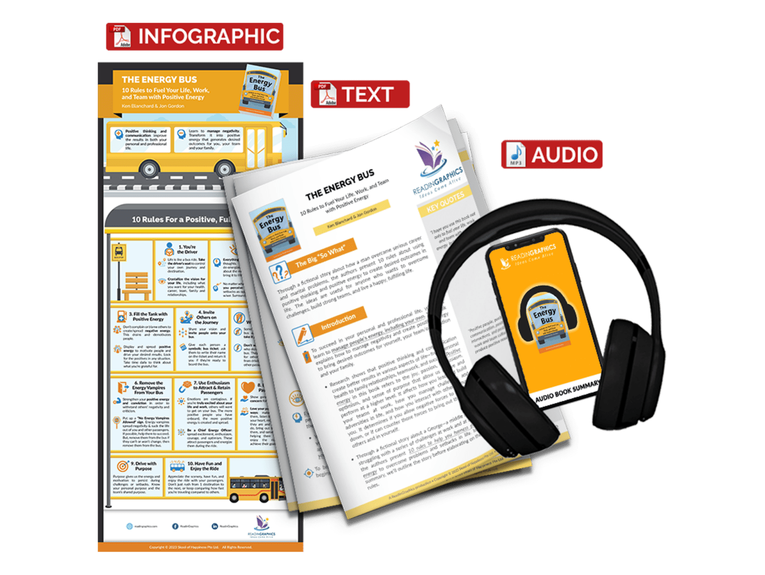 Book Summary - The Energy Bus by Ken Blanchard & Jon Gordon