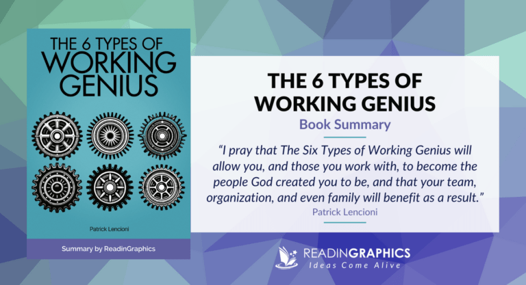 Book Summary - The 6 Types of Working Genius (Patrick Lencioni)