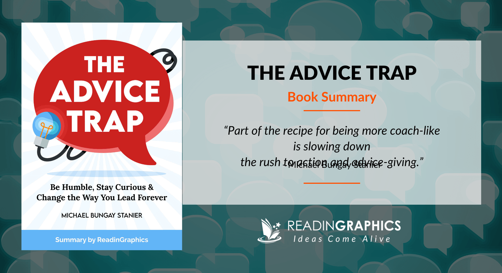 Book Summary - The Advice Trap (Michael Stanier)